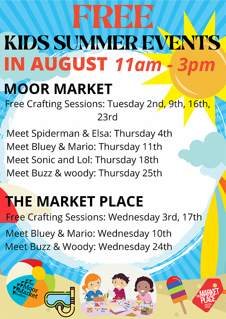 FREE KIDS SUMMER EVENTS | Sheffield Markets