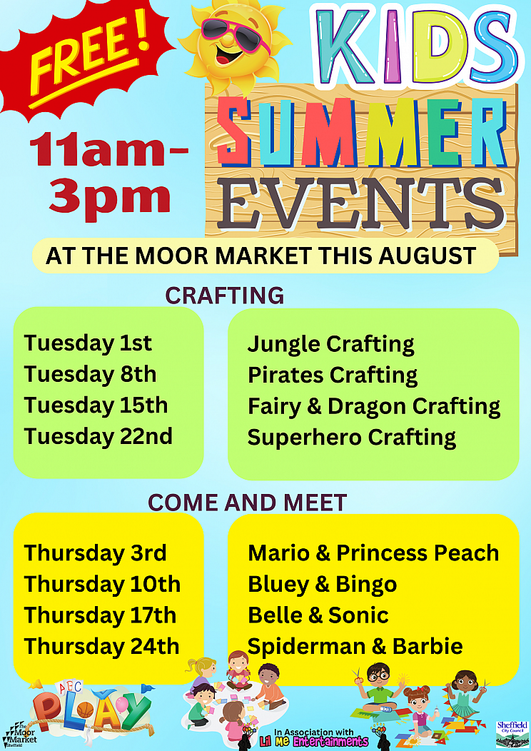 SUMMER EVENTS IN THE MOOR MARKET | Sheffield Markets